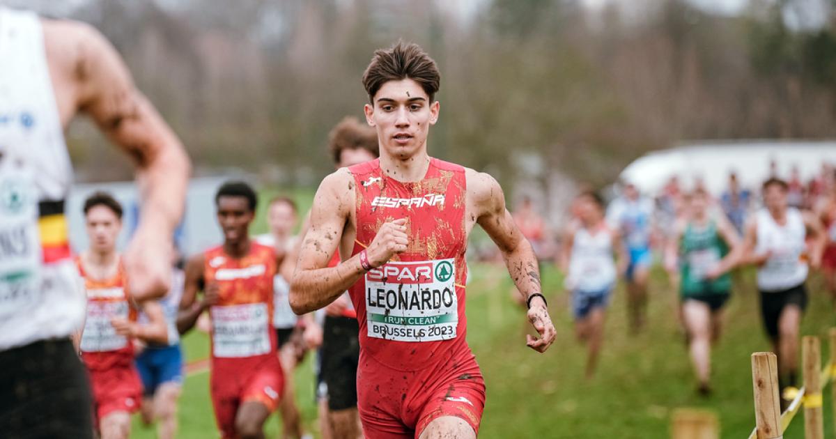 El atleta Rubén Leonardo, en la élite europea de campo a través