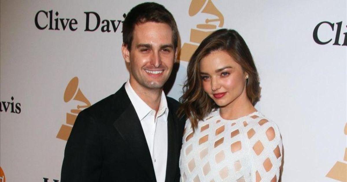 LA PAREJA DE MODA: Evan Spiegel, del fantasma de Snapchat al amor real de Miranda Kerr