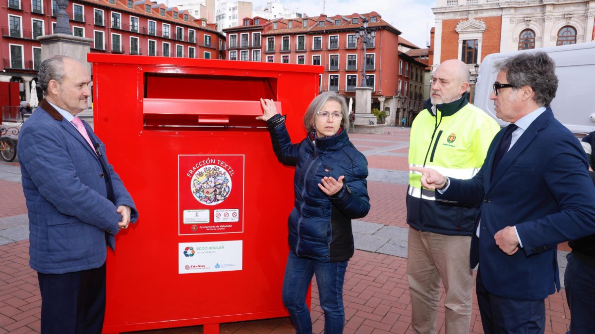 Despliegue de contenedores en Valladolid para recoger ropa