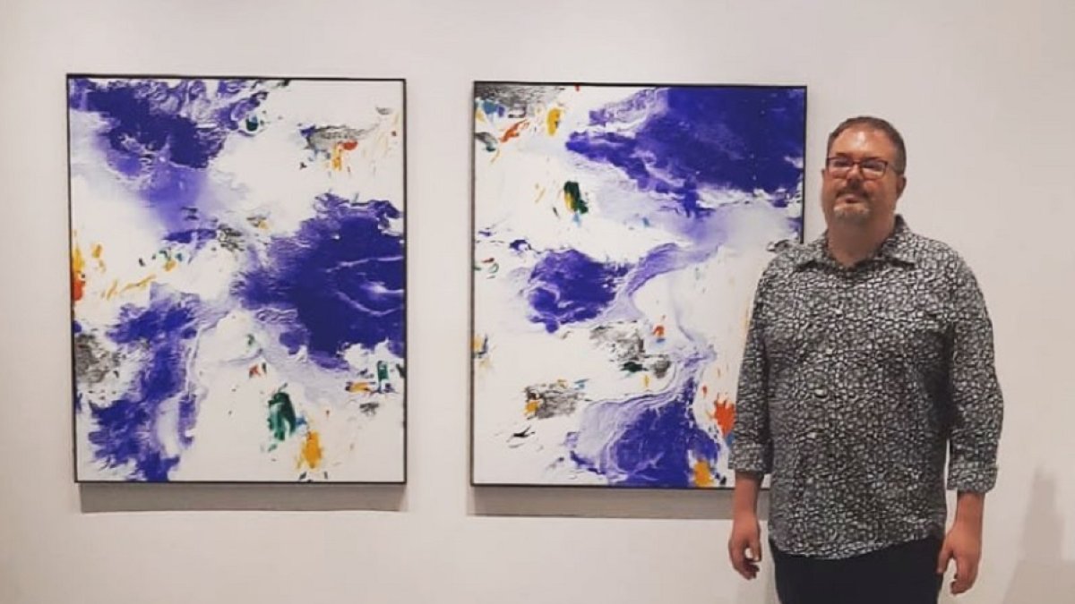 Fernando Palacios, «una oda» a la abstracción y al arte en la Galería BAT