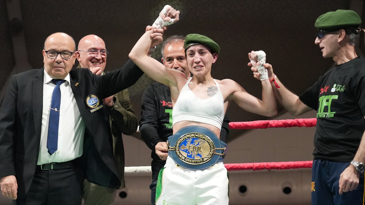 Isa Rivero retiene el cinturón de la Unión Europea a los puntos