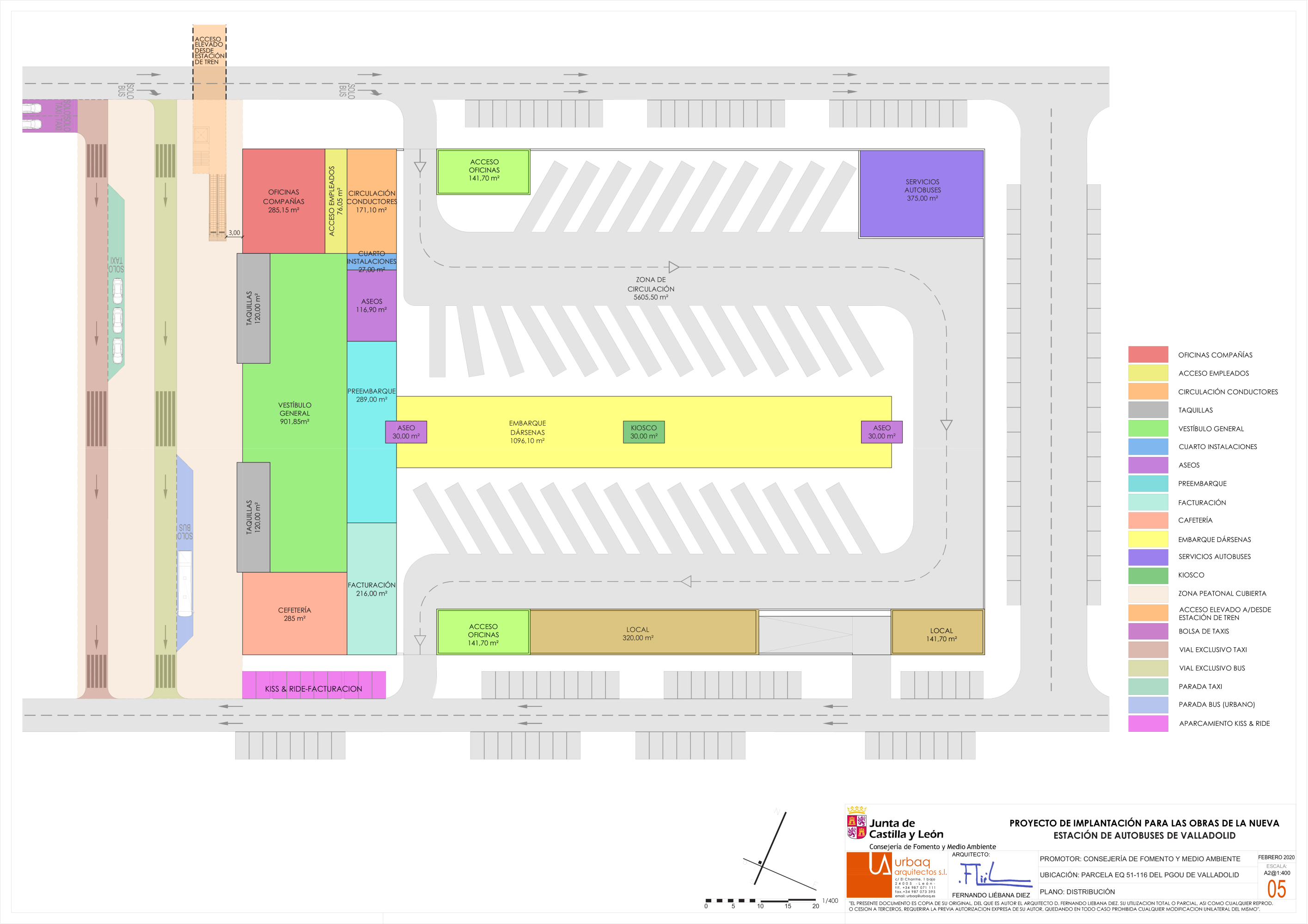 Más de 4.500 metros cuadrados de espacio para la nueva estación de bus ...