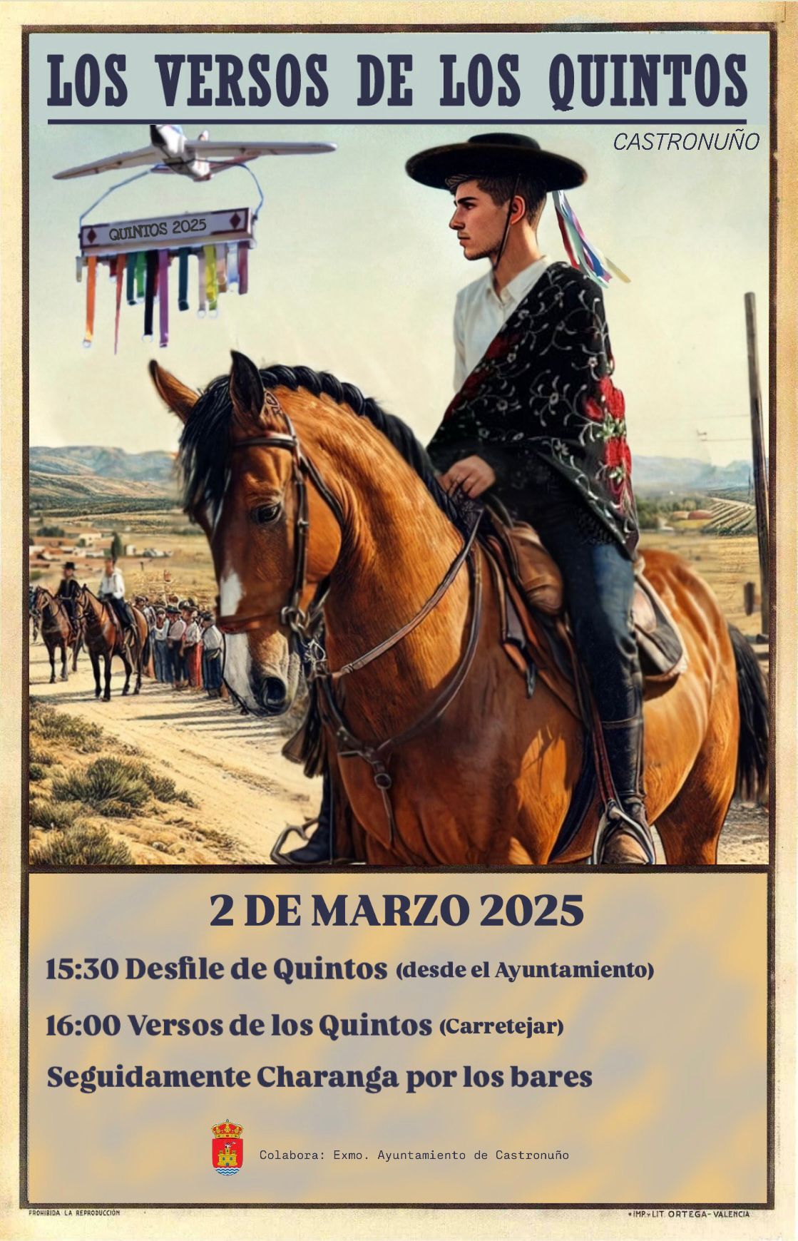 La fiesta 'en verso' de los quintos de un pueblo de Valladolid