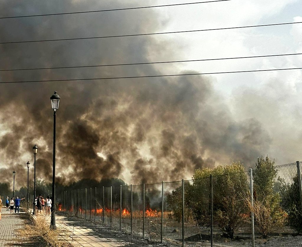 El humo de los incendios cubre Valladolid: alerta de contaminación de ...
