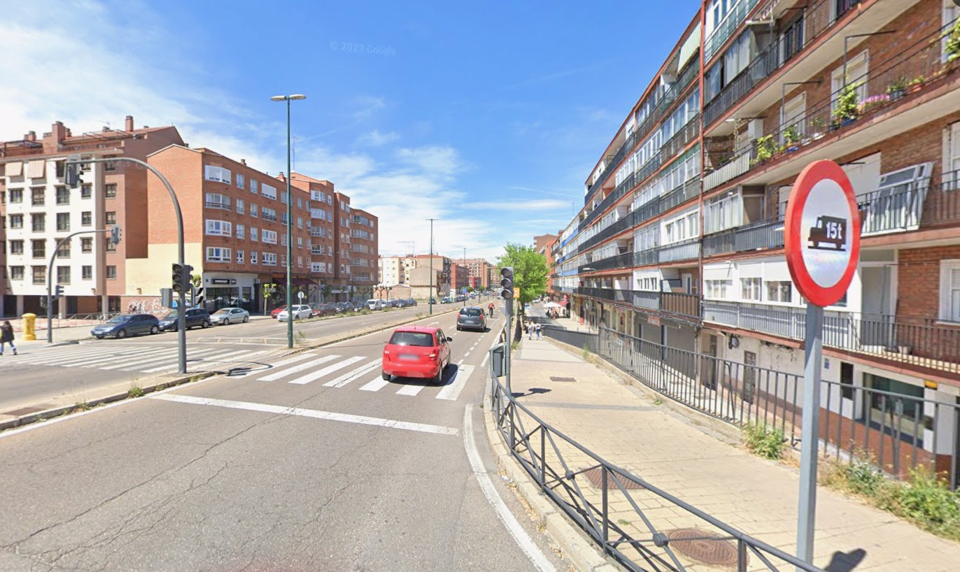 Un motorista atropella a una mujer en Valladolid